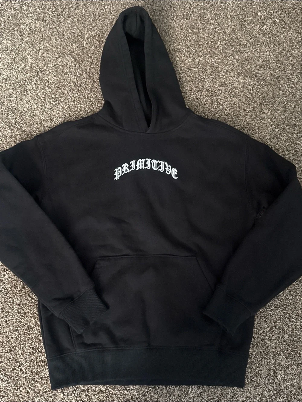 Primitive | Tops | Primitive Black Hoodie With White Doberman And Rose ...